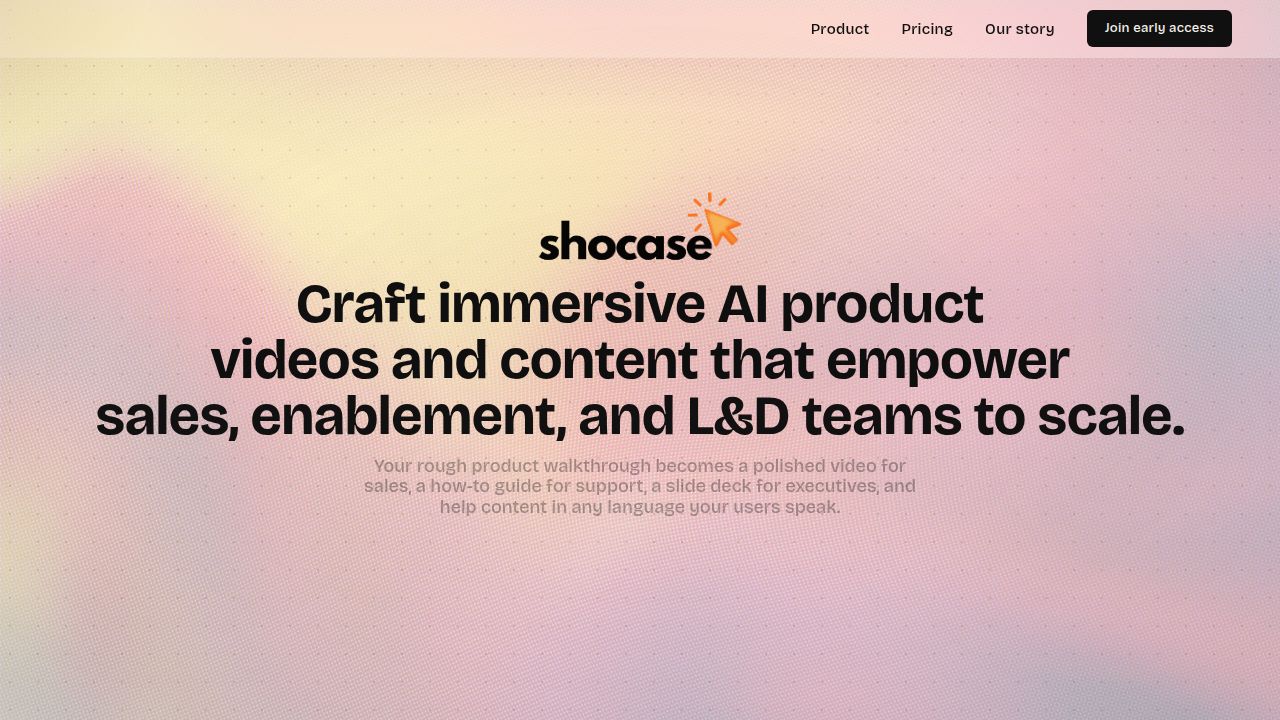 Shocase: Create studio styled product demo videos and more with AI